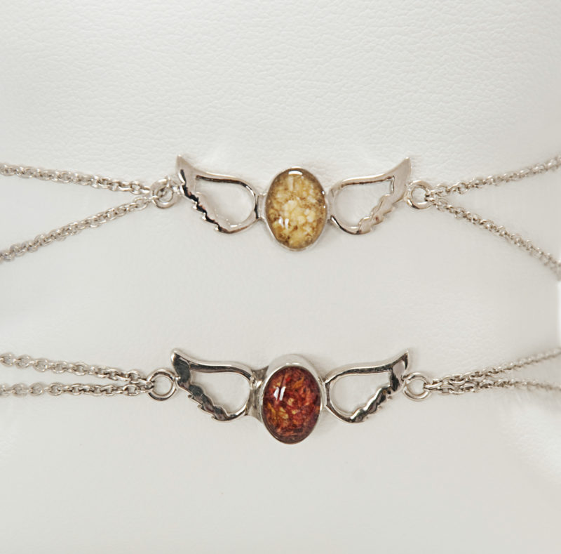 Guardian Angel Wings Bracelet - Rose Keepsakes